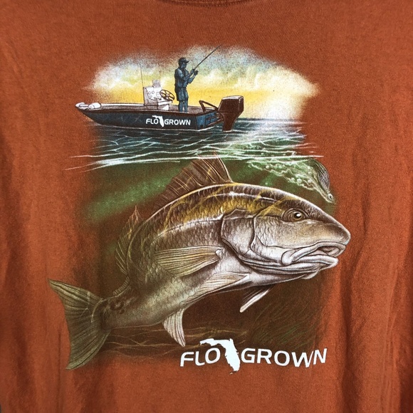 Flo Grown | Shirts | Flo Grown Mens Tshirt Size 2x Orange Rx | Poshmark